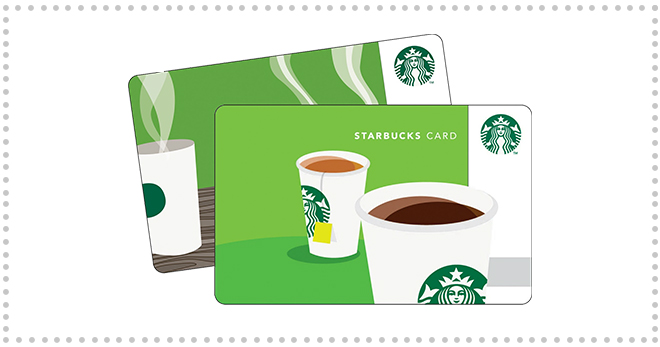 Starbucks Free 5 Gift Card
